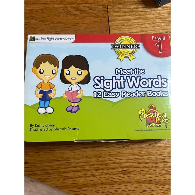PRESCHOOL PREP MEET the Sight Words Level 1 Easy Reader Books Set $9.99 ...