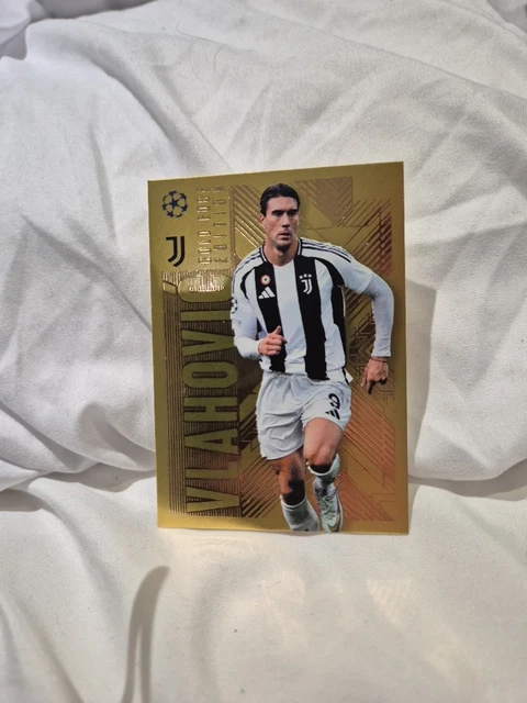 MATCH ATTAX EXTRA 24/25 2024 2025 Gold Edge Edition Dusan Vlahovic ...