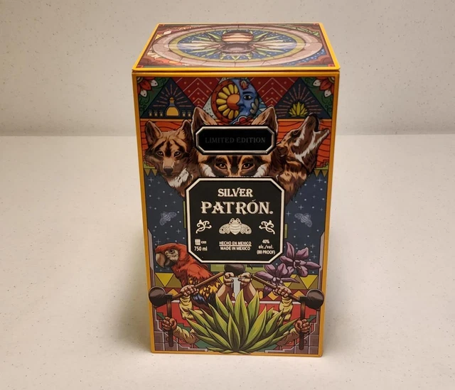 PATRON SILVER TEQUILA Limited Edition Tin Box Can 750ML by Joeartz Berr ...