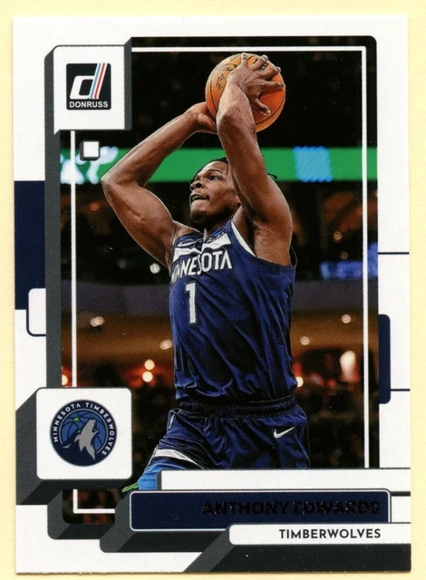 2022-23 DONRUSS BASKETBALL ANTHONY EDWARDS Carte #96 Minnesota Timberwolves EUR 2,04 - PicClick FR