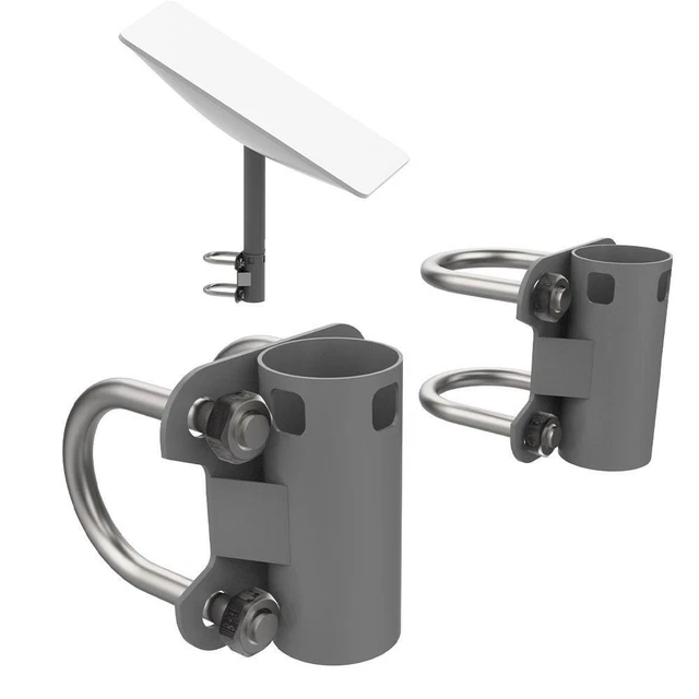 UNIVERSAL MOUNT U-BRACKET For Starlink, Roof Mast To Pole Pipe Mounting ...