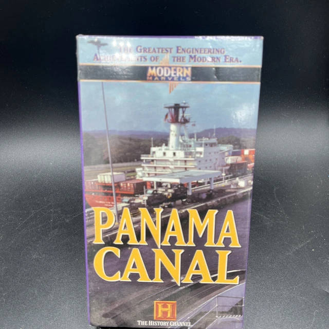A&E MODERN MARVELS Panama Canal VHS 1994 Documentary Engineering ...