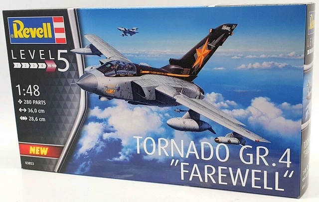 REVELL 1/48 SCALE Model Aircraft Kit 03853 - Tornado GR.4 "Farewell ...