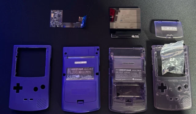 NINTENDO GAME BOY Color IPS Laminated screen Kit and Shells £50.00 ...