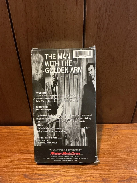 THE MAN WITH the Golden Arm (VHS) Frank Sinatra, Kim Novak £8.86 ...