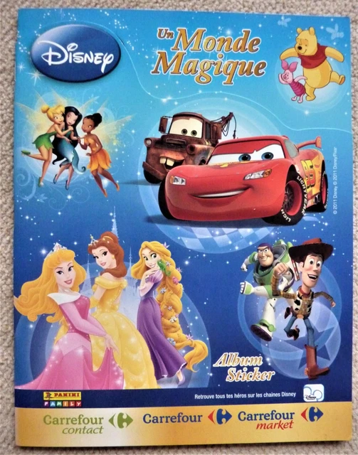 ALBUM COMPLET PANINI Un Monde Magique Disney Carrefour EUR 15,00 ...