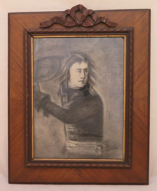 TABLEAU ANCIENNE PORTRAIT De Napoléon Œuvre De Pierre Eugène Duteurtre ...