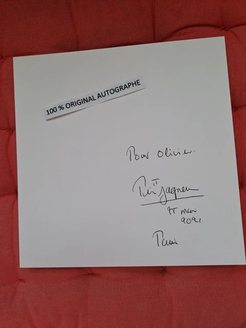 PIERRE GAGNAIRE: SIGNED Best Cook in the World - Autographe Original ...