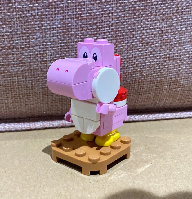 LEGO SUPER MARIO Pink Yoshi Figure And Base £5.50 - PicClick UK