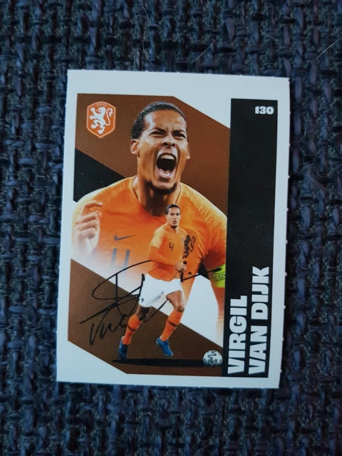 VIRGIL VAN DIJK Albert Heijn 2020-2021 DUTCH STICKER LIVERPOOL NEW LIKE ...