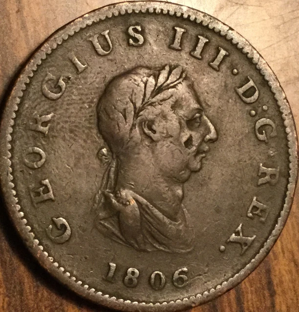 1806 UK GB Great Britain Half Penny Coin $8.70 - PicClick CA