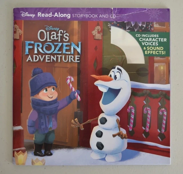OLAF'S FROZEN ADVENTURE Read-Along Storybook and CD, Disney Book Group ...