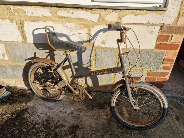 RALEIGH COMMANDO 1970S Bike Original Unrestored Black Colourway Chopper ...