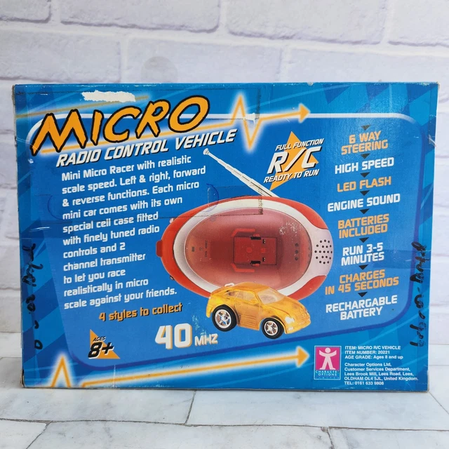MICRO RC CAR Remote Control Vehicle Character Options Vintage 2004 New ...