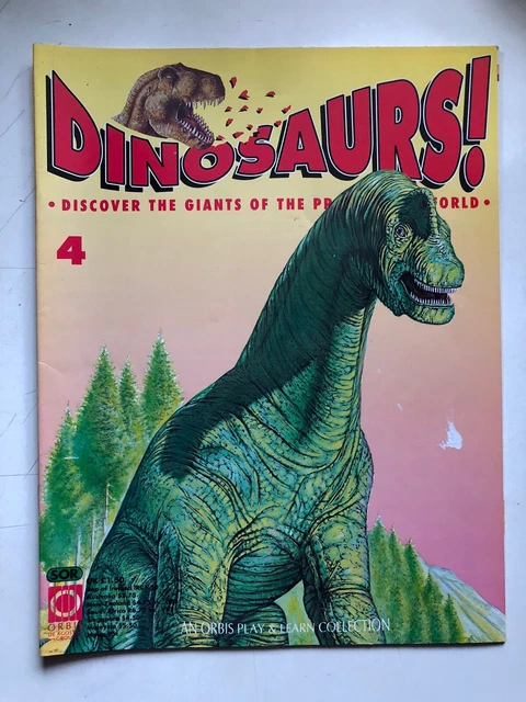 ORBIS DINOSAURS MAGAZINE 4 Packed With Facts Home School Fun Play And ...
