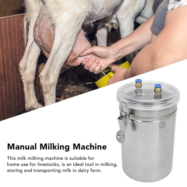 MACHINE À TRAIRE de Chèvre 2L Machine à Traire de Chèvre Domestique ...