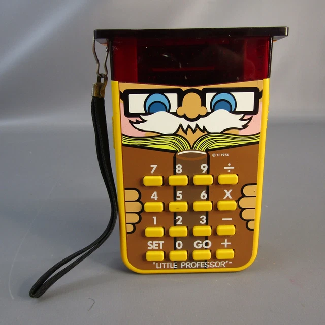 VINTAGE TEXAS INSTRUMENTS Little Professor Calculator 1976 For Parts or ...