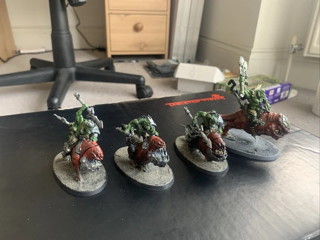 ORK SQUIGHOG BOYZ Nob On Smasha Squig Beastsnaggaz Warhammer 40K Games ...