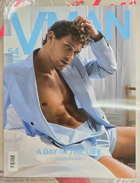 V MAN MAGAZINE-SPRING/SUMMER 2025-ISSUE 54-COOPER KOCH-Brand New $19.20 ...