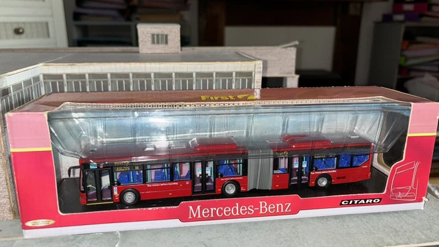 CMNL 1:76 MERCEDES Benz Citaro London Euston Diecast Bendy Bus Model ...