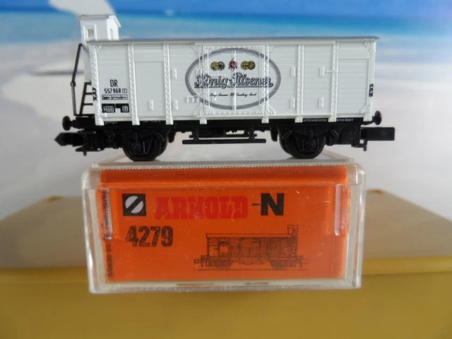 BIERWAGEN GÜTERWAGEN MIT Bremshaus "König Pilsener" OVP 4279 Arnold Spur N 16 EUR 9,99 - PicClick DE