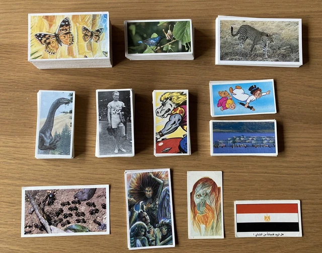 VINTAGE 1978-1994 PG Tips Brooke Bond/Grandee Cigars/WWF Collectors ...