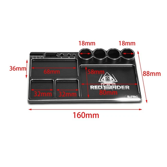 FOR RC MODEL Tool Tray with Hex Driver Wrench Set and Storage Features ...