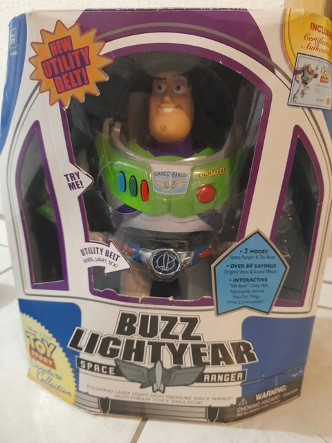 BUZZ LIGHTYEAR TOY Story Signature Collection Utility Belt Thinkway £ ...