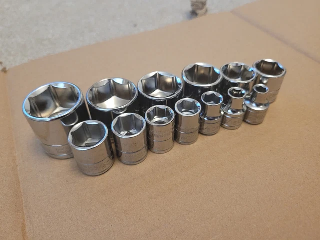 HALFORDS ADVANCED 3/8& drive SAE Imperial AF Sockets 1/4" to 1 ...