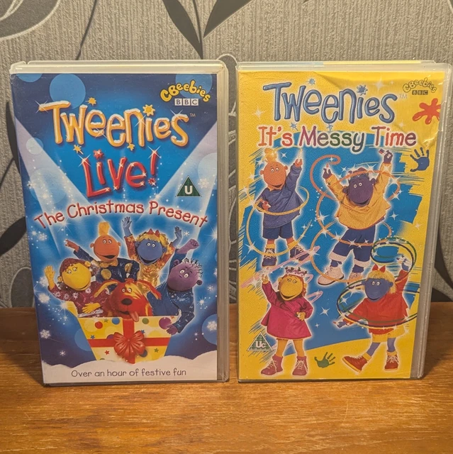 TWEENIES VHS BUNDLE The Christmas Present It's Messy Time Videos ...