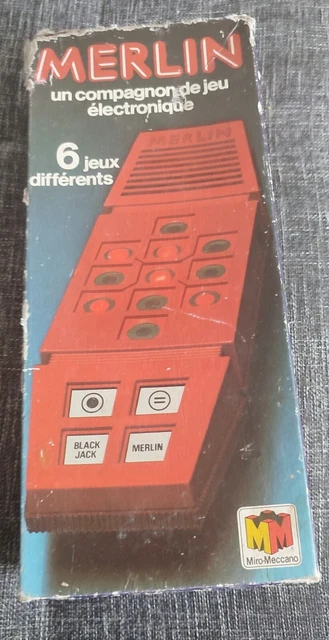 CONSOLE DE JEUX Merlin 6 en 1 de Parker Brothers (1978), fonctionne ...
