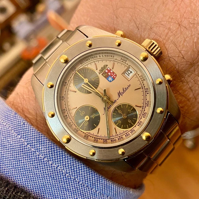 OROLOGIO WATCH NORTH Eagles Marina Militare Automatic Valjoux 7750 ...