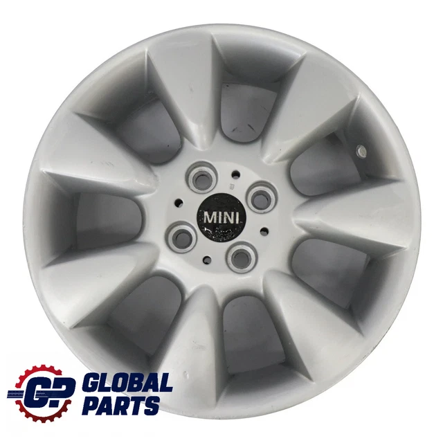 MINI COOPER R50 R52 R53 Silver Wheel Alloy Rim 16" 6,5J ET:48 7-Spoke ...