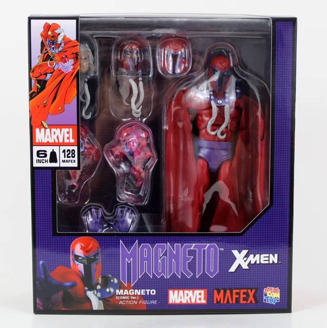 MEDICOM MARVEL MAFEX #128 AOA Magneto Action Figure NEW EUR 91,92 ...