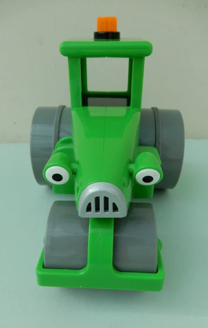 BOB THE BUILDER Roley Green Steam Roller Friction Powered Vehicle Toy £ ...