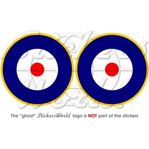 RAF UK ROYAL Air Force Type A2 Roundel Aircraft 75mm Vinyl Sticker x2 £ ...