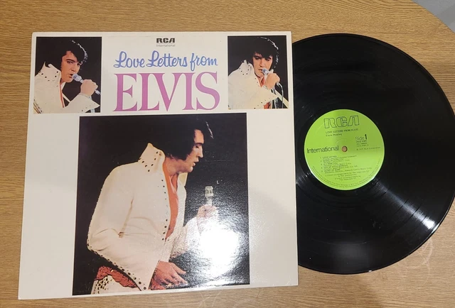 ELVIS PRESLEY LP Love Letters 1980 .Green Label....super all round £3. ...