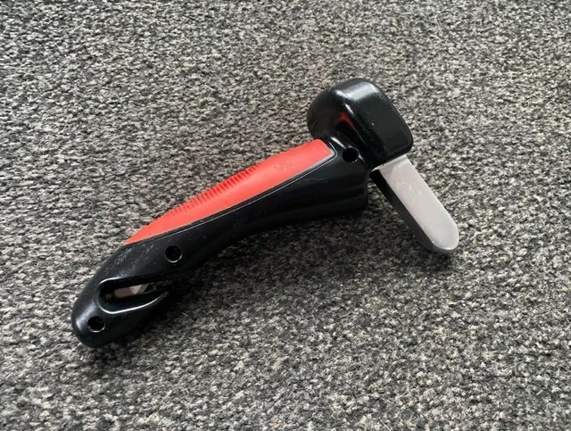 CAR HANDLE CANE Mobility Aid Auto Portable Flashlight Glass Breaker ...