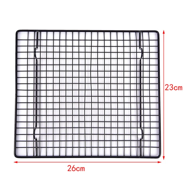CAKE COOLING GRID Rack Net Cookies Biscuit Bread Drying Stand Holder ...
