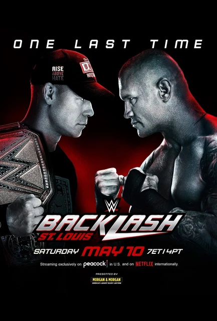 WWE BACKLASH 2025 John Cena Vs Randy Orton 8x12 PPV Poster. £16.32 - PicClick UK