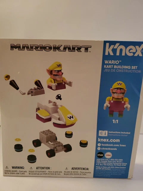 NINTENDO K'NEX MARIO Kart - Wario Building Set Hover Craft - 43 Pieces ...