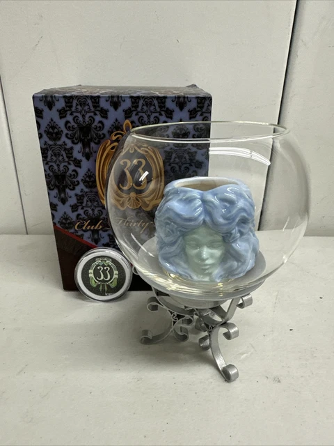 DISNEYLAND CLUB 33 Haunted Mansion Madame Leota Shot Glass Challenge ...