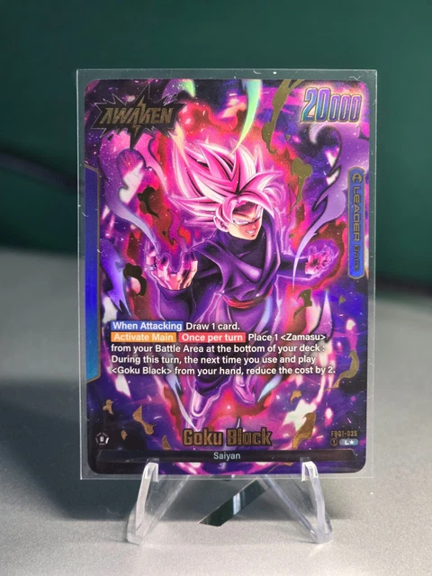 CARTE MONDIALE GOKU leader noir Alt Art Secret rare FB01-035 Dragon ...
