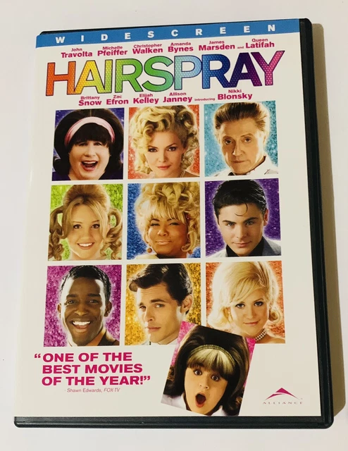 HAIRSPRAY DVD CANADIAN Widescreen John Travolta Michelle Pfeiffer Queen ...