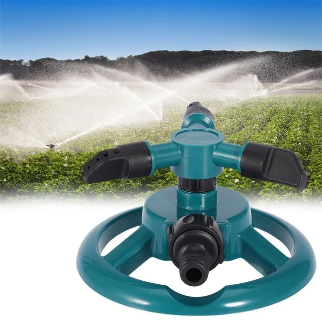 360° ROTATING GARDEN Tool Water Sprinkler Sprayer Watering Garden ...