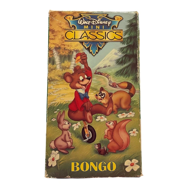 BONGO WALT DISNEY Mini Classics VHS Cassette 1991 £4.51 - PicClick UK