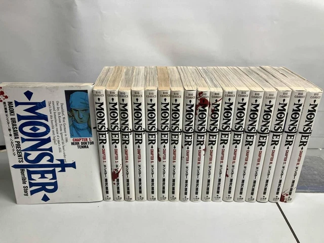 MONSTER COMPLETE FULL Manga Comics Set Vol.1-18 Japanese version ...