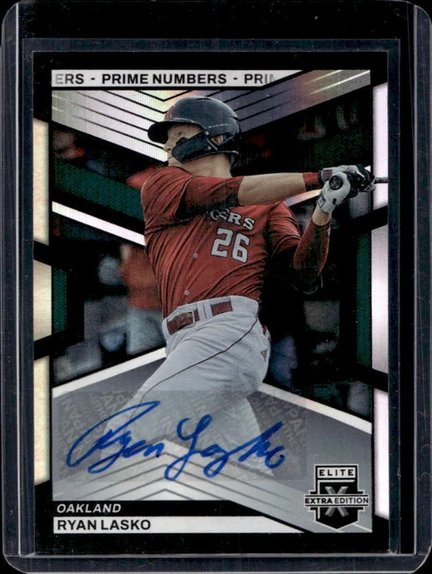 2023 ELITE EXTRA Edition Ryan Lasko Prime Numbers Prospect Auto #146/ ...
