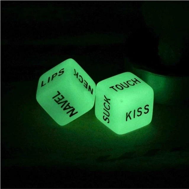 Glow In The Dark Sex Dice 4 Adult Love Games Kama Sutra Couples T Uv