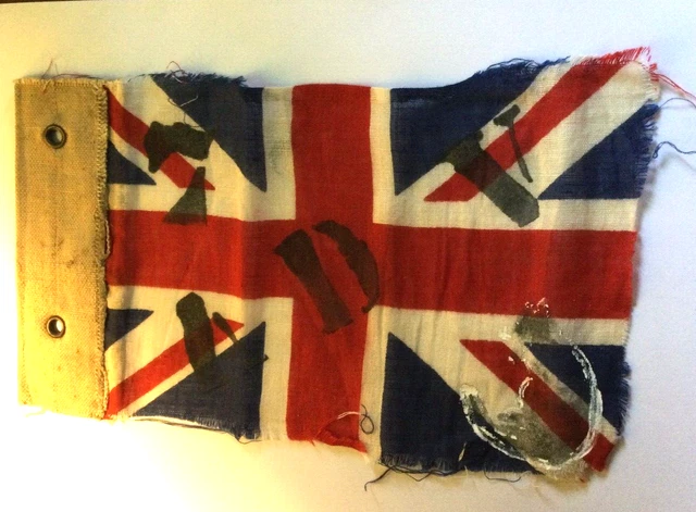 WORLD WAR TWO DESERT RATS ORIGINAL UNION JACK FLAG - 1940s - ORIGINAL ...